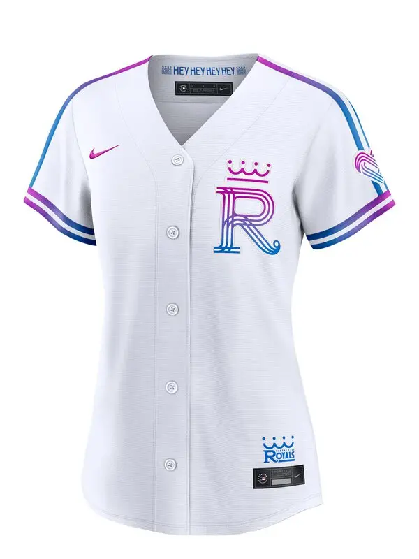 Nike Kansas City Royals City Connect Mlb Stadium Jersey - White