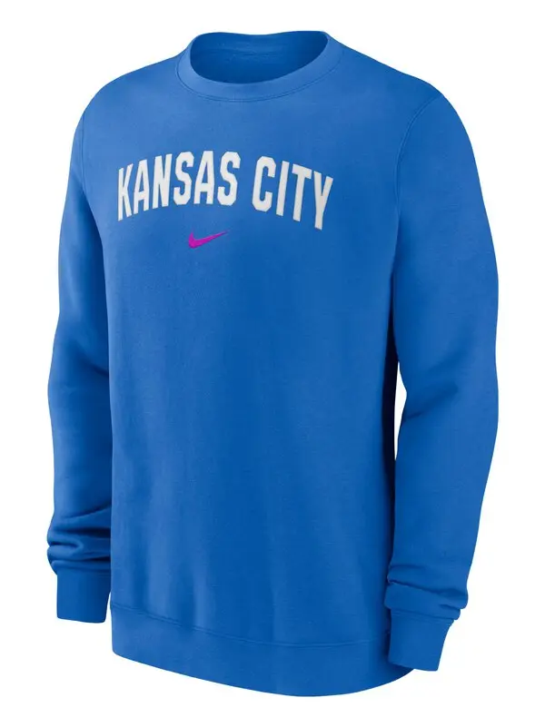 Nike Kansas City Royals Mlb Pullover Crew - Blue