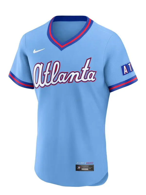 Nike Atlanta Braves City Connect Mlb Authentic Jersey - Blue