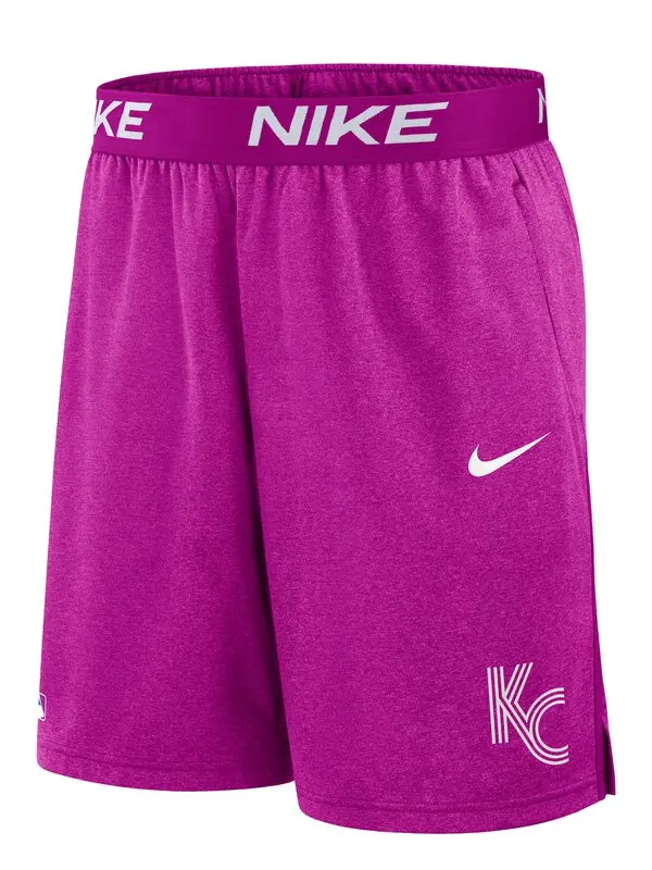 Nike Kansas City Royals City Connect Dri-fit Mlb Shorts - Purple