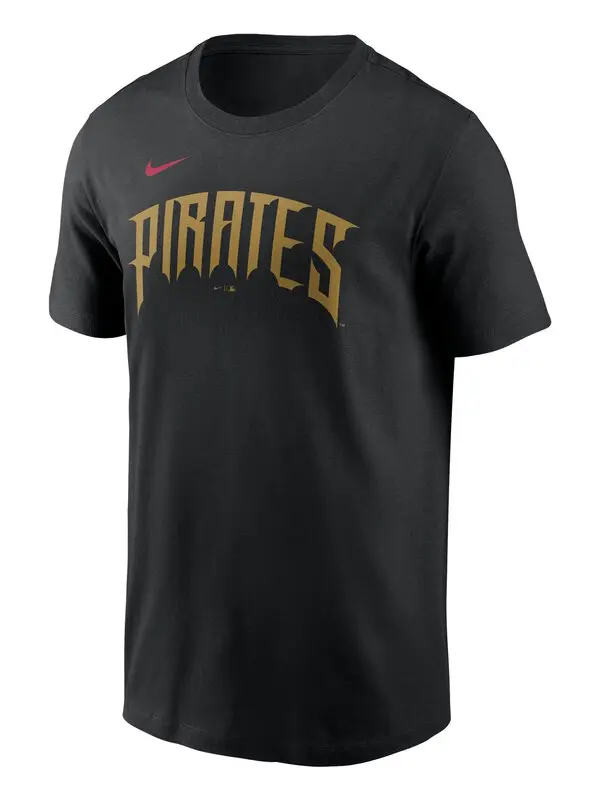 Nike Roberto Clemente Pittsburgh Pirates City Connect Mlb T-shirt - Black