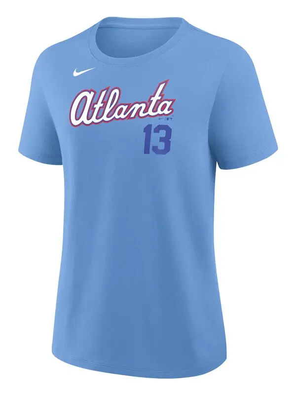 Nike Ronald Acuna Jr. Atlanta Braves City Connect Mlb T-shirt - Blue