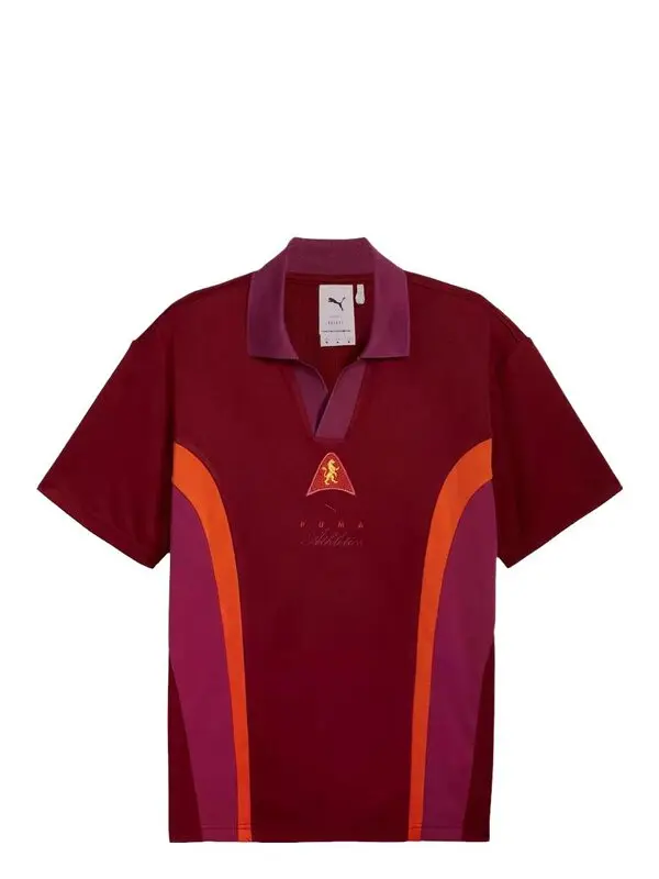 PUMA Players Lane Contrasting Panels Jersey - Red