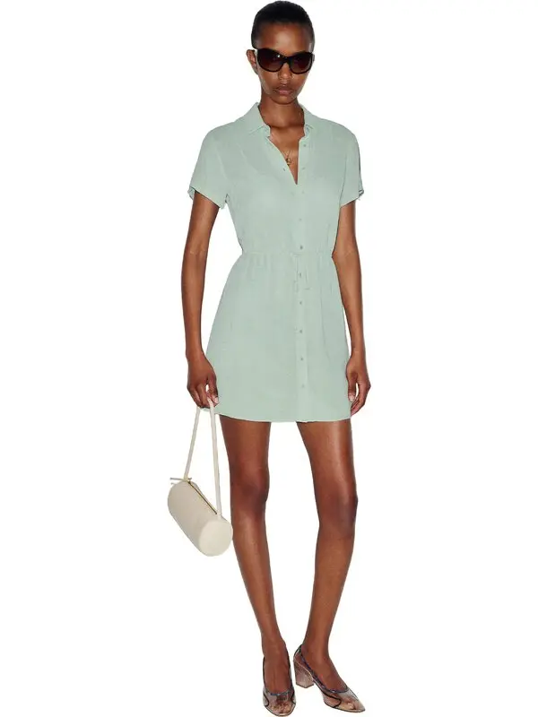 REFORMATION Anwen Mini Dress - Green