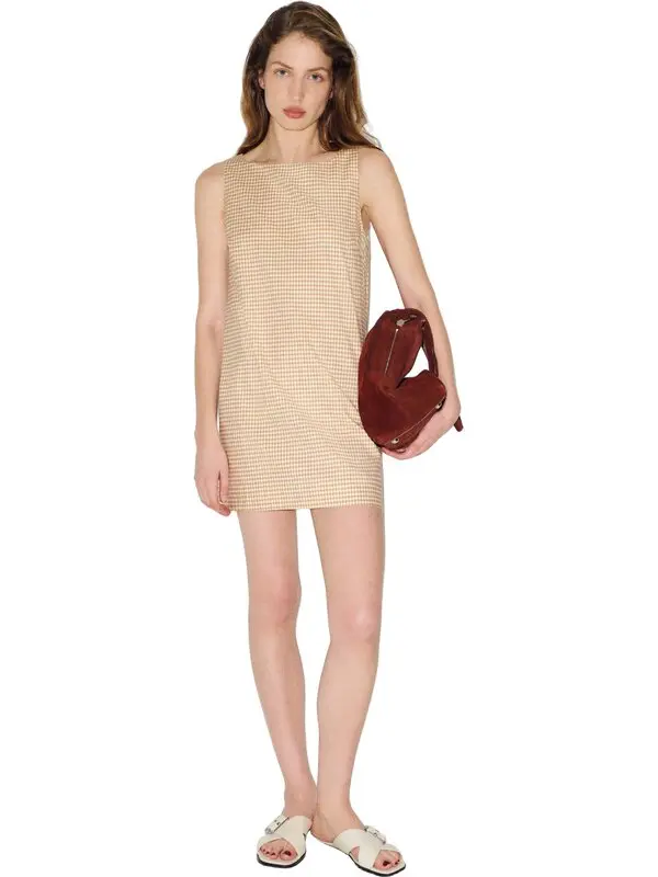 REFORMATION Daxton Mini Dress - Natural