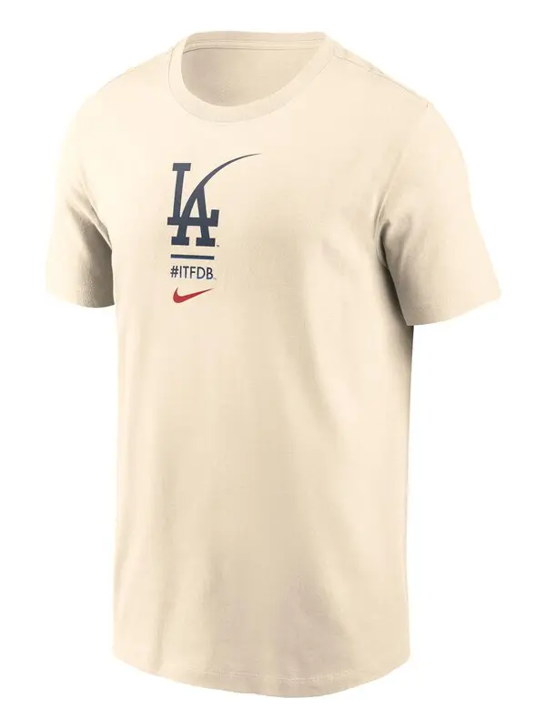 Nike Los Angeles Dodgers City Connect 2-hit Mlb T-shirt - Brown