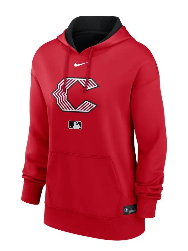 Nike Cincinnati Reds City Connect Therma Mlb Pullover Hoodie - Red