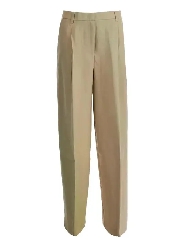 GRIFONI Pressed-crease Trousers - Neutrals