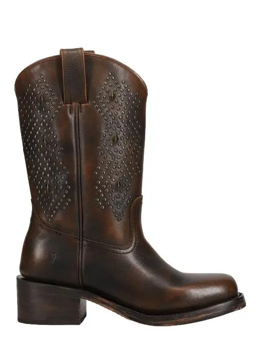THE FRYE COMPANY Campus Deco Studded Boots - Brown