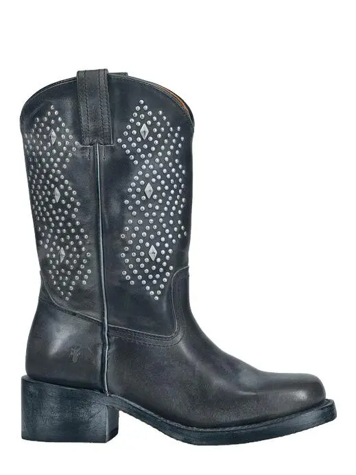 THE FRYE COMPANY Campus Deco Stud Boots - Black
