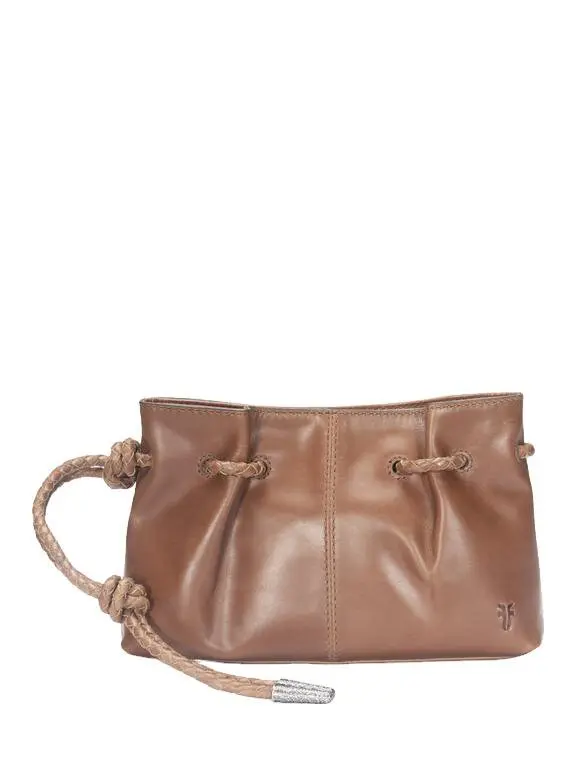 THE FRYE COMPANY Caroline Wristlet Clutch - Natural