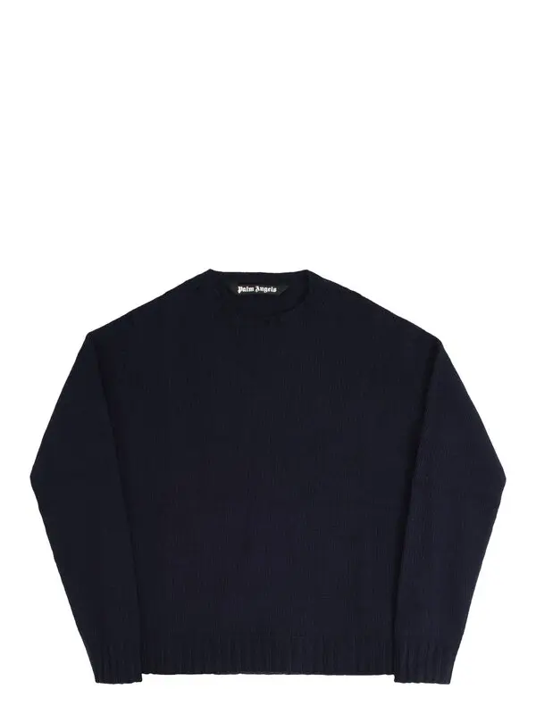 Palm Angels Rec Logo Sweater - Blue