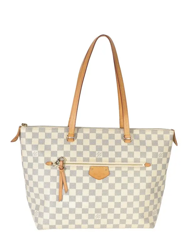 LOUIS VUITTON Damier Azur Canvas Iena Mm - Beige
