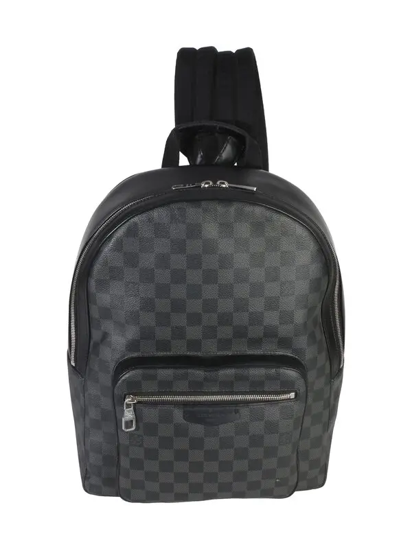 LOUIS VUITTON Damier Graphite Canvas Josh Backpack - Black