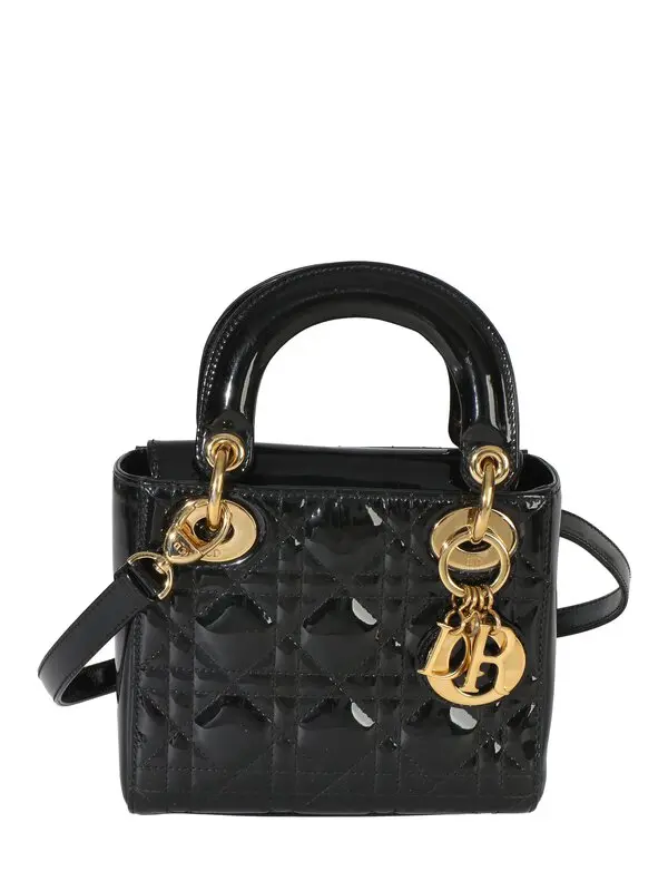 Dior Patent Cannage Lady - Black