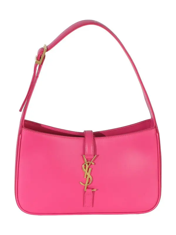 Saint Laurent Smooth Calfskin Le 5 A 7 Hobo - Pink