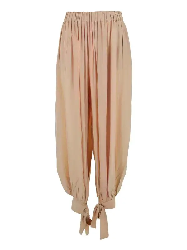 Andamane Noor Tie-cuff Trousers - Neutrals