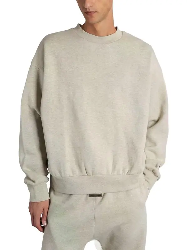 Fear Of God Logo Crew-neck Sweatshirt - Grey