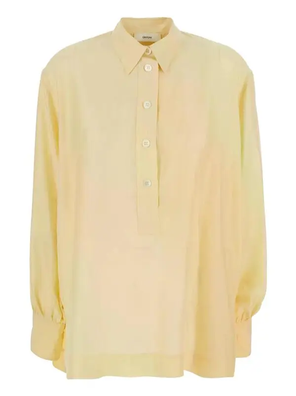 GRIFONI Long-sleeve Blouse - Yellow
