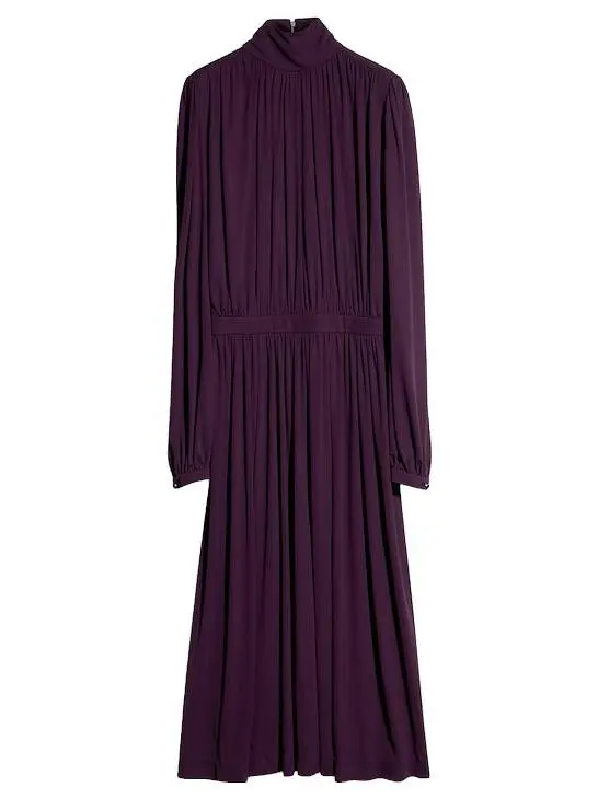Gucci Light Viscose Crêpe Jersey Dress - Bordeaux