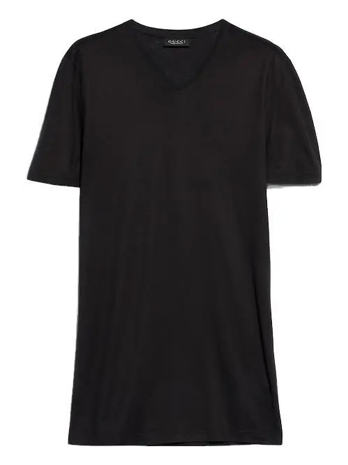 Gucci Silk Jersey T-shirt - Black