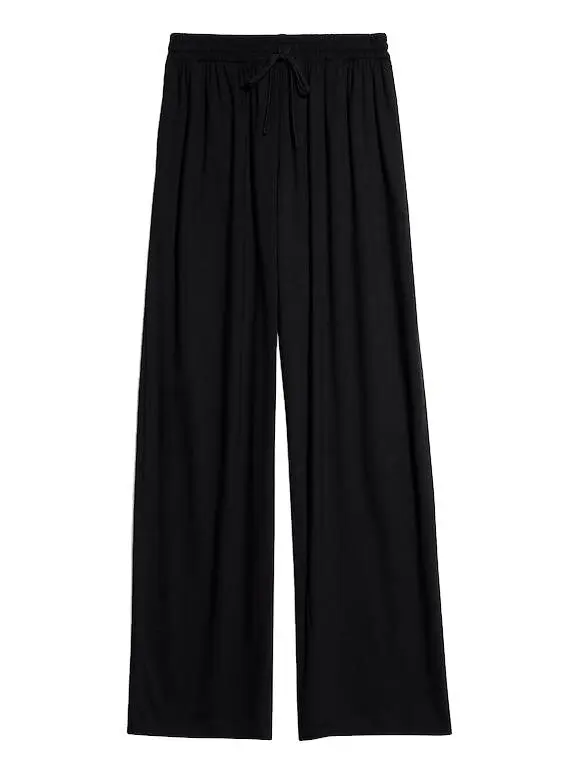 Gucci Soft Rayon Jersey Sportswear Pants - Black