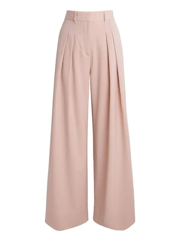 ME+EM Pleated Tailored Trousers - Pink