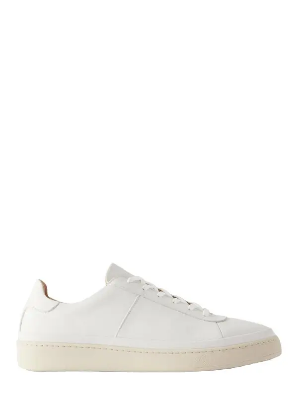 Mulo Nubuck Leather Sneakers - White