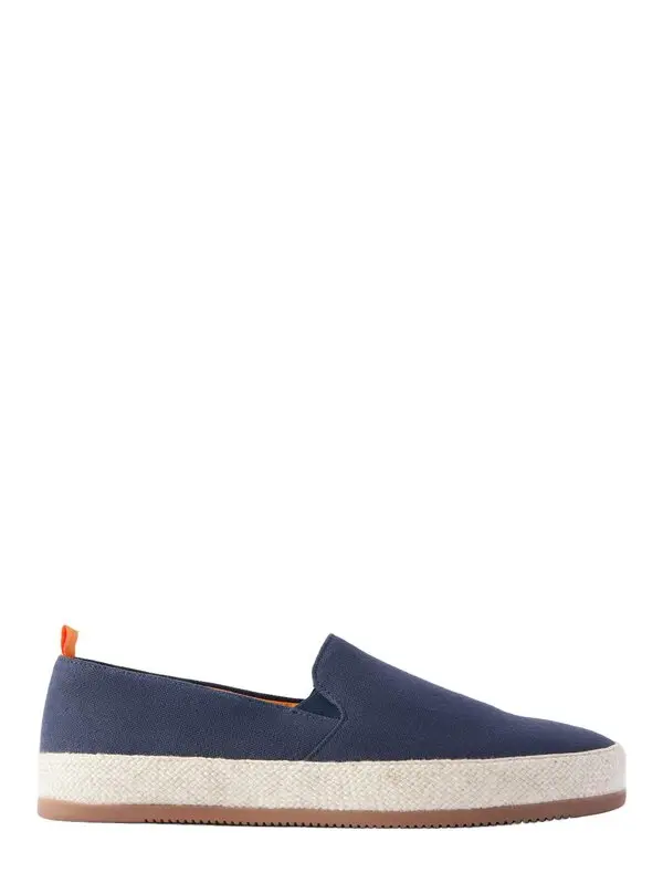 Mulo Canvas Espadrilles - Blue