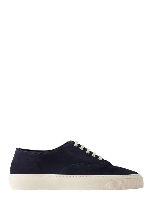 MORJAS Deck Suede Sneakers - Navy