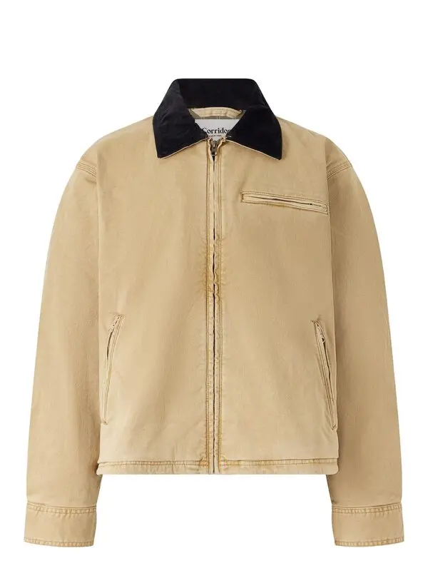 CORRIDOR Utility Cotton-blend Twill Jacket - Neutrals