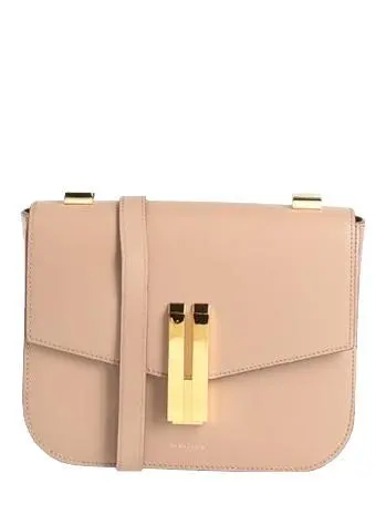 DEMELLIER Cow Leather Crossbody Bag - Beige