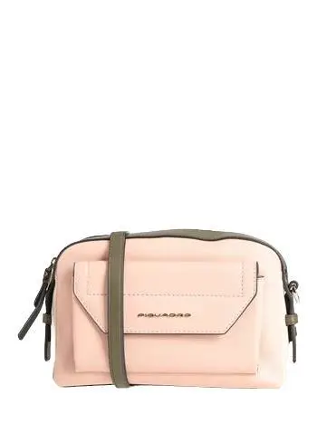 PIQUADRO Cross-body Bag In Leather - Pink