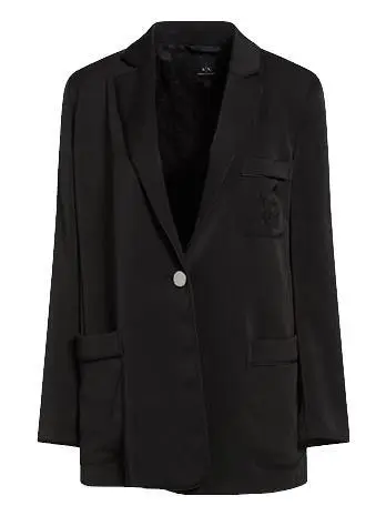 Armani Exchange Single-breasted Blazer - Black