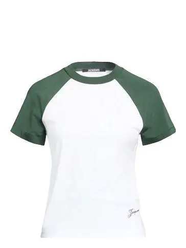 Jacquemus T-shirt In Cotton And Elastane - White
