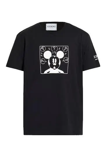 Iceberg Disney T-shirt Size Cotton - Black