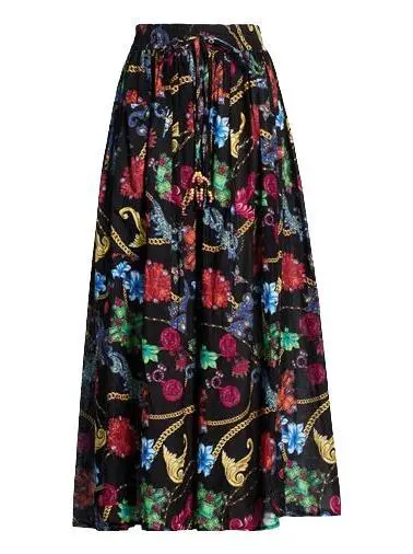 CONNOR & BLAKE Maxi Flared Skirt - Black