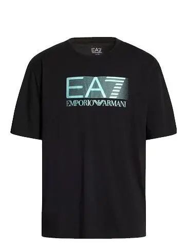 EA7 T-shirt Size Cotton - Black