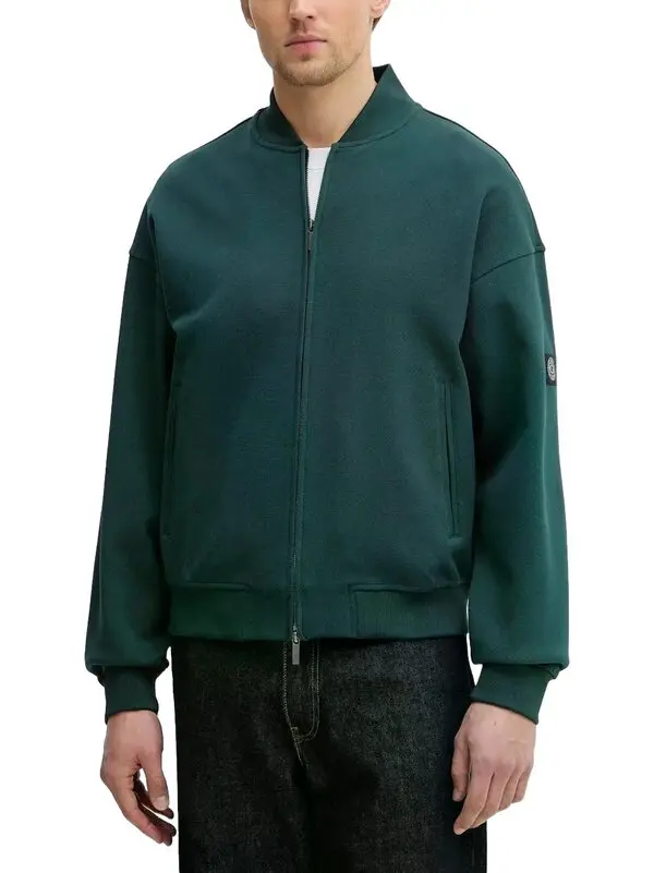 Guess Zip-up Bomber Jacket - Green
