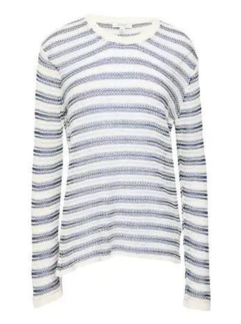 Crossley Crewneck Knitted Lightweight Sweater - White