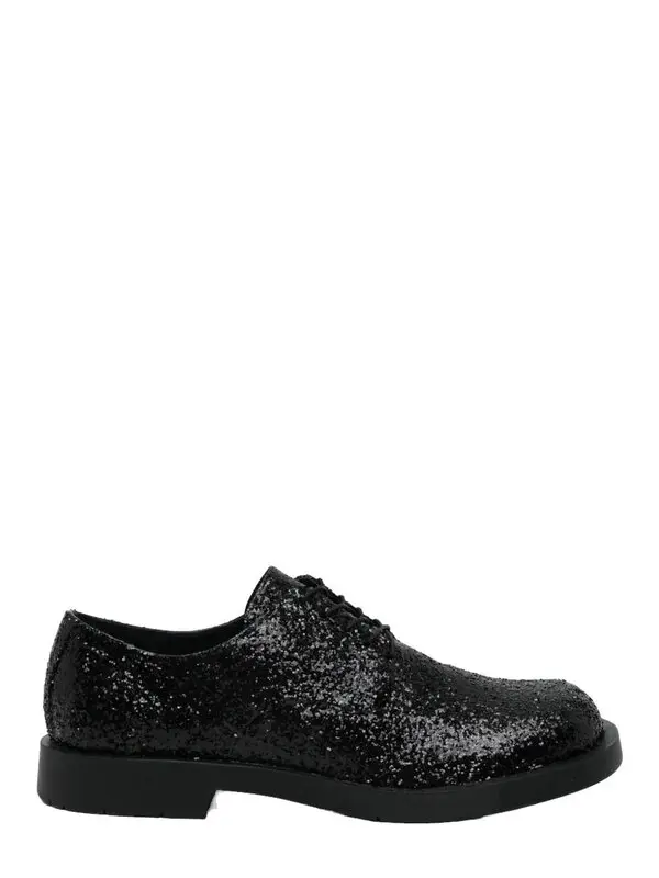 Junya Watanabe Glittered Derby Shoes - Black