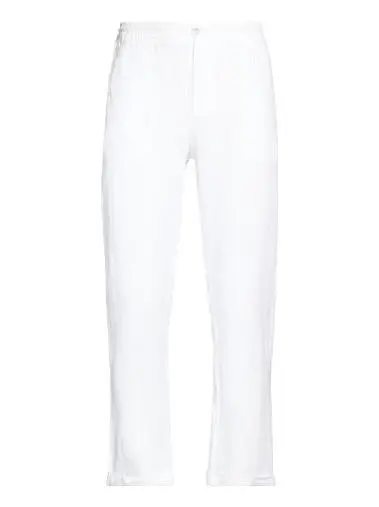 Alpha Studio Tapered Linen Pants - White