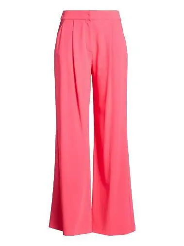 Patrizia Pepe Wide-leg High-waisted Pants - Magenta