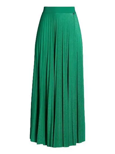 Liu Jo Maxi Pleated Knit Skirt - Green