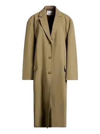 THE FRANKIE SHOP Twill Overcoat - Beige