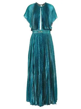 Just Cavalli Lamé Maxi Dress - Blue