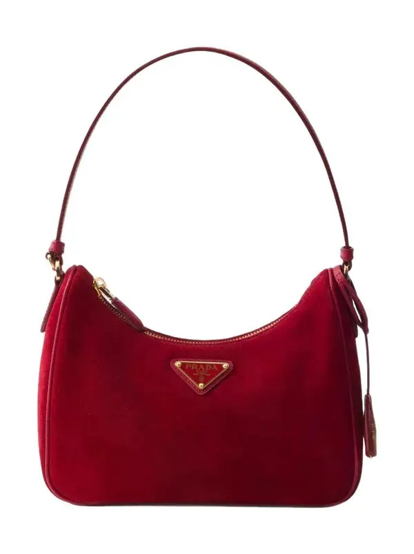 Prada Re-edition 2005 Suede Mini-bag - Red