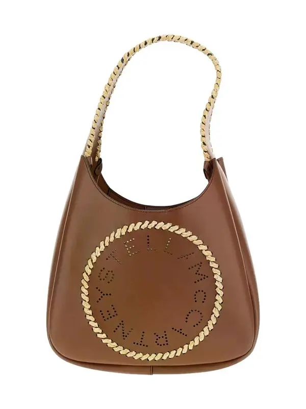 Stella McCartney Small Braided-strap Shoulder Bag - Brown