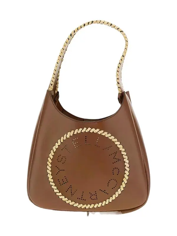 Stella McCartney Small Braided-strap Shoulder Bag - Brown