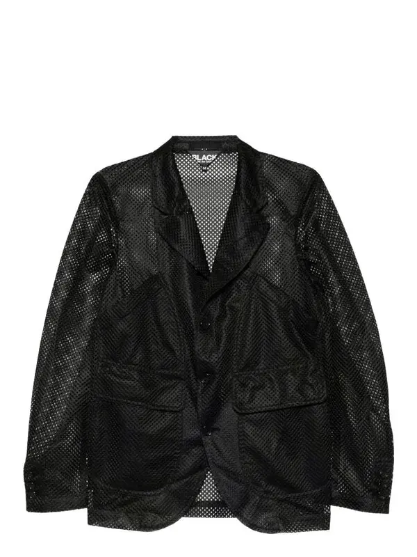 Comme Des Garçons Mesh Blazer - Black